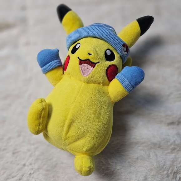 Pokemon | Toys | 222 Pokemon Pikachu Winter Holiday Mittens Gloves ...